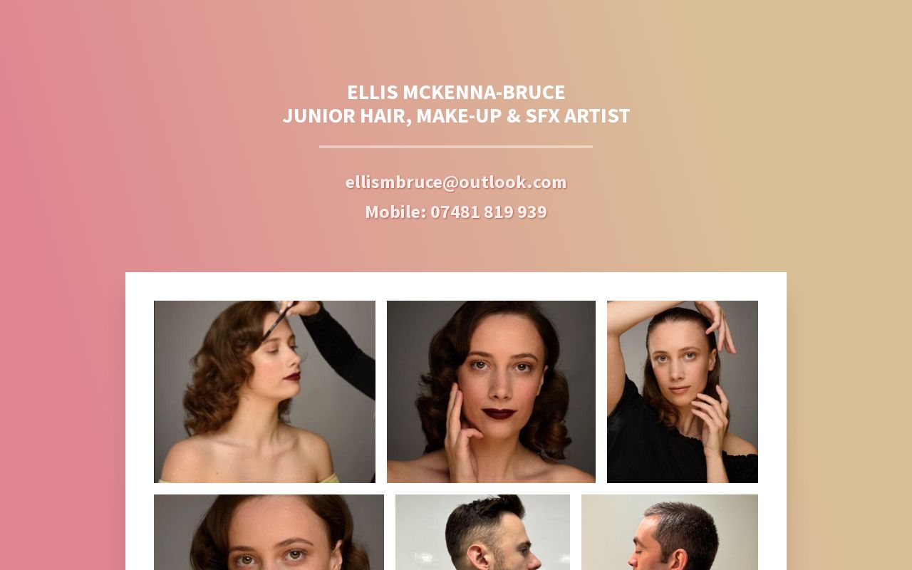 Ellis McKenna-Bruce, HMUA